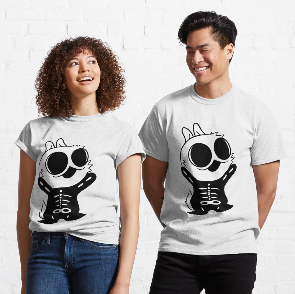 "Bip in Skeleton costume" Sticker for Sale by GibThom | Redbubble