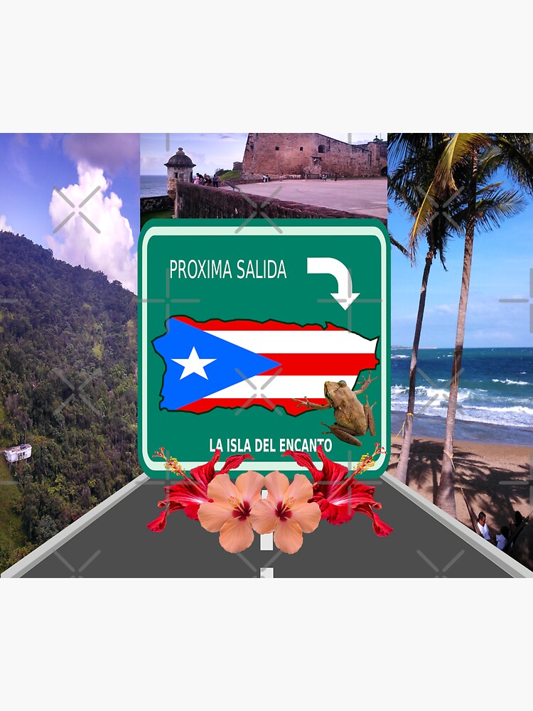 "Next Exit to Puerto Rico. Show your Puertorrican pride with this art ...