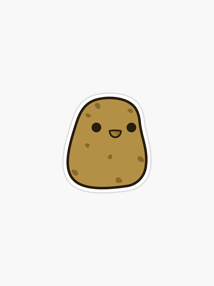 "potato" Sticker for Sale by PizzaCult | Redbubble