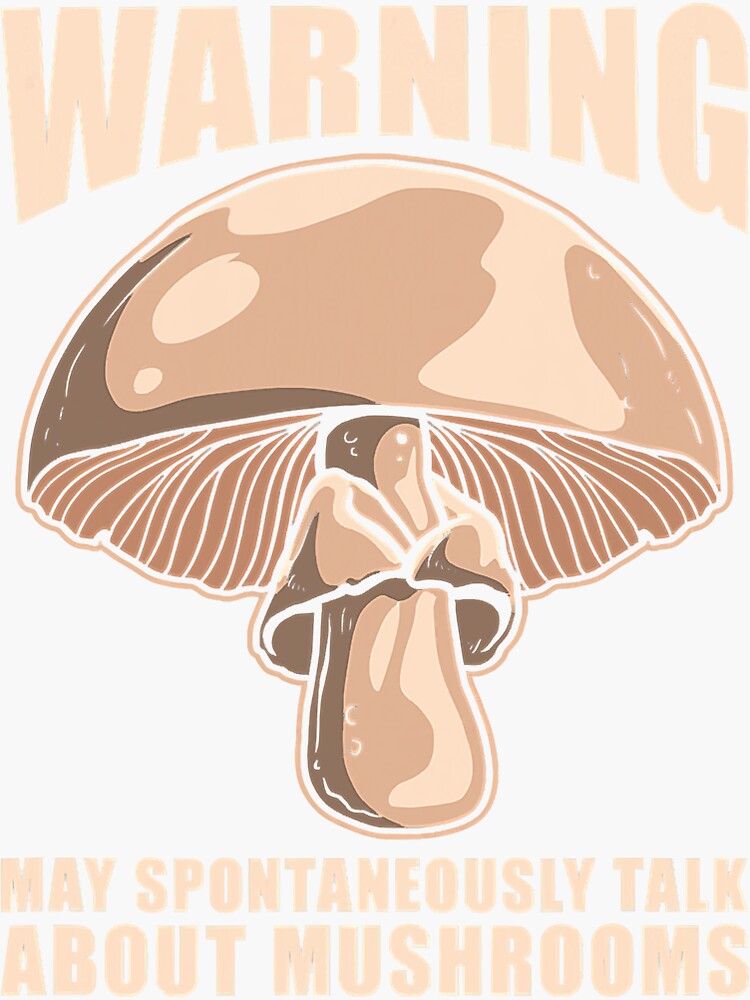 "Mushroom Hunter Fungi Foraging" Sticker for Sale by NeverLoseSF ...