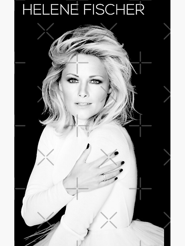 "Helene Fischer - BW Shoot Smile" Poster for Sale by Maryberts | Redbubble