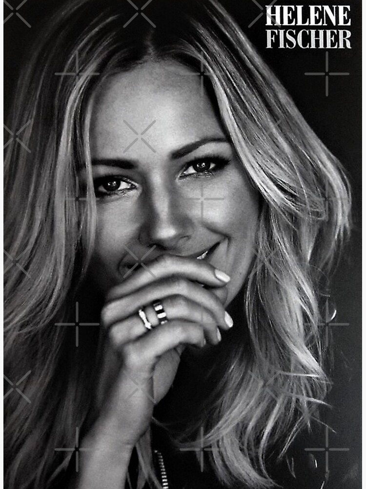 "Helene Fischer - Beautiful Smile BW" Sticker for Sale by LeviVinton ...