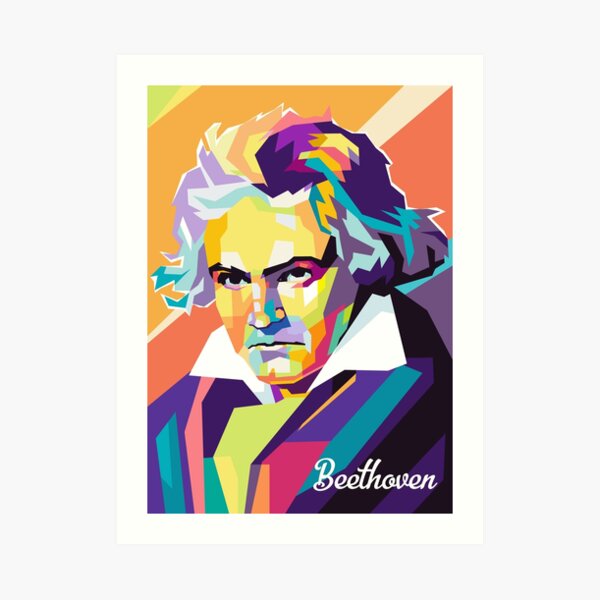 "Ludwig van Beethoven Pop-Art" Kunstdruck von LanaMeyers | Redbubble