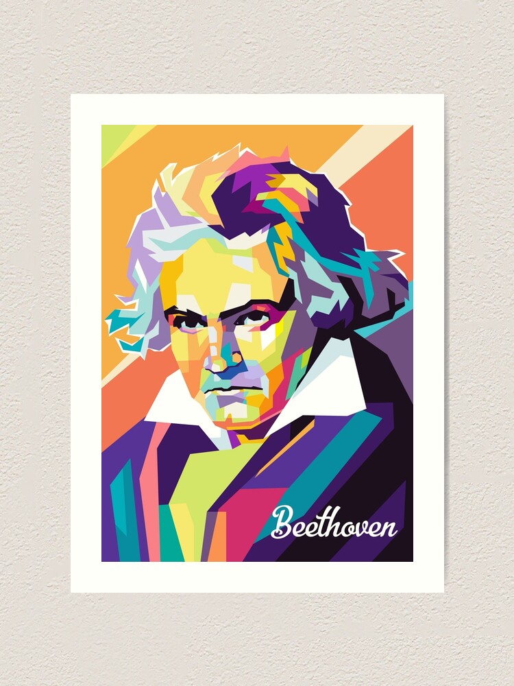 "Ludwig van Beethoven Pop-Art" Kunstdruck von LanaMeyers | Redbubble