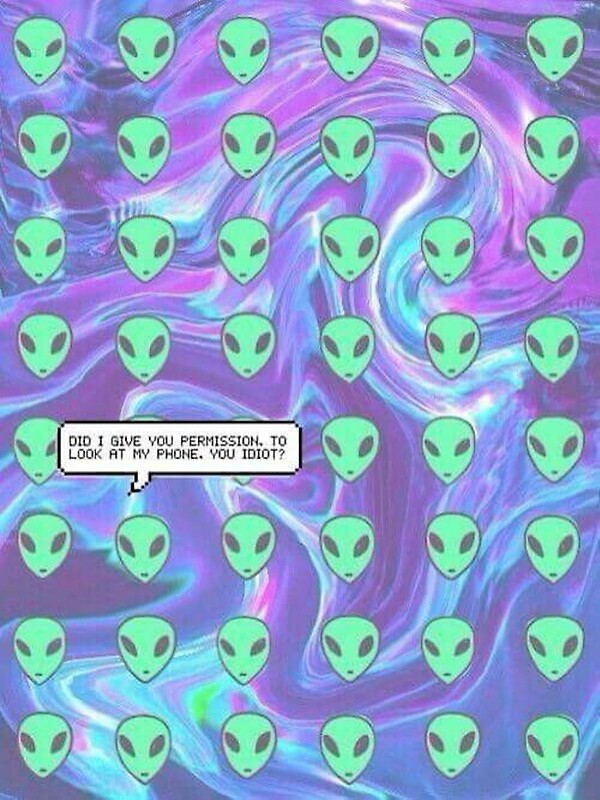 "Alien Text" by paperskies | Redbubble
