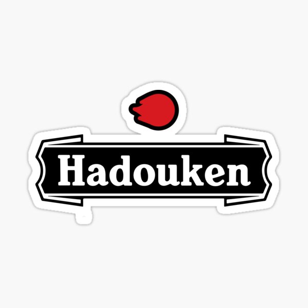 "Hadouken" Sticker for Sale by Rankeaocm | Redbubble