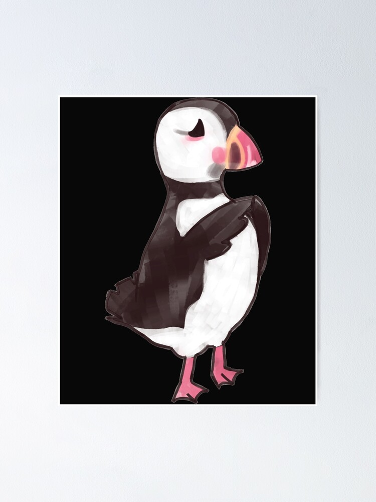 "Puffin (1)" Poster for Sale by MorimoraWall | Redbubble