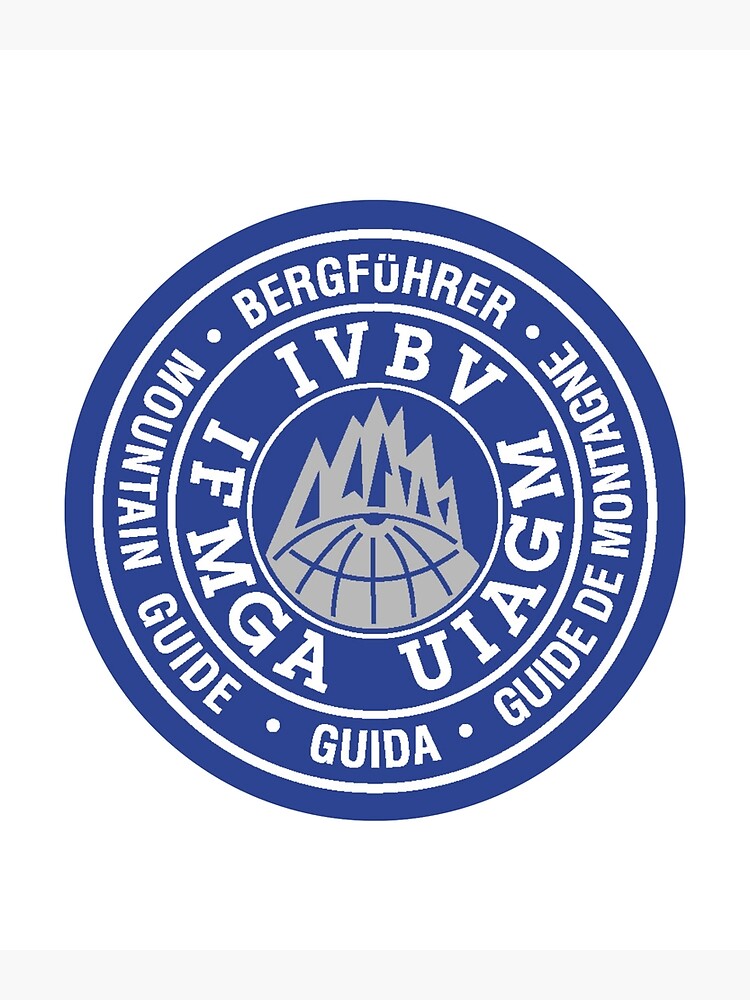 "Mountain Guide Badge" Poster for Sale by IllustrT | Redbubble