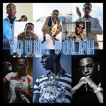 "Young Dolph " Sticker for Sale by Grr23 | Redbubble