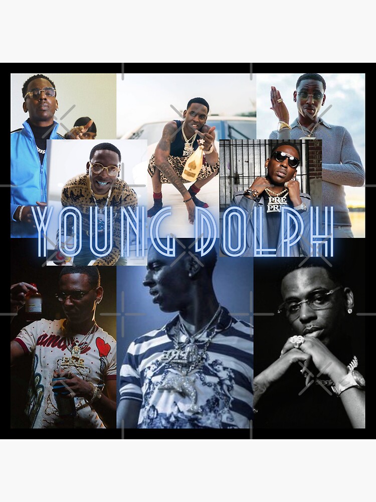 "Young Dolph " Sticker for Sale by Grr23 | Redbubble