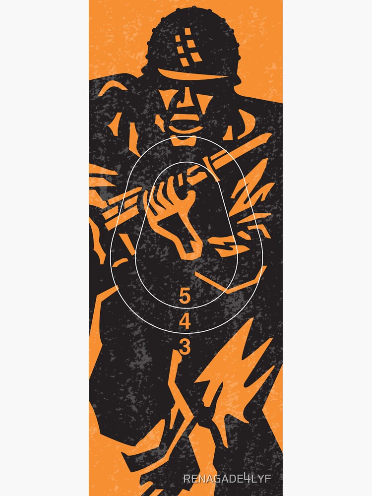 "Figure 11- Shooting Target " Sticker for Sale by RENAGADE4LYF | Redbubble