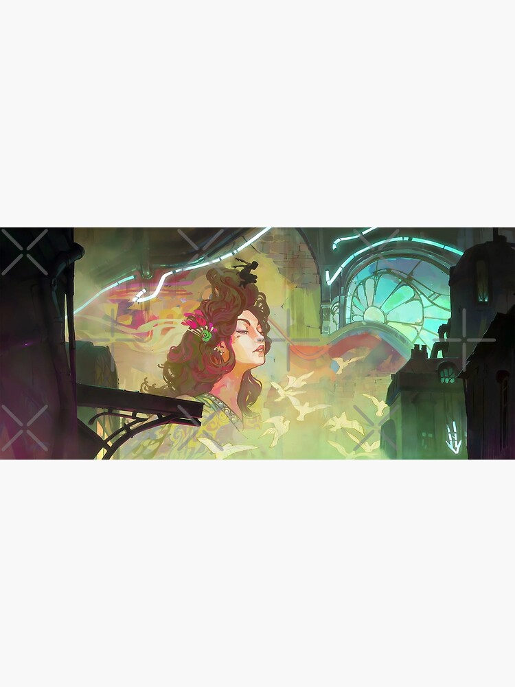 "Jumping Vi - Graffiti Wall Background - Vi Fanart Scene" Art Print by ...