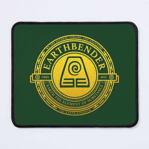 "ATLA Earthbender Symbol: Avatar-Inspired Design" Mouse Pad for Sale by ...