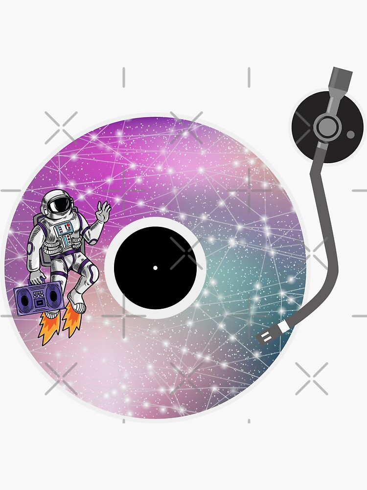"Cosmic Sound" Sticker for Sale by Syawaludiin | Redbubble