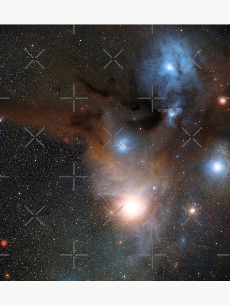 "Star-forming region Rho Ophiuchi - Wide-field view in visible light ...