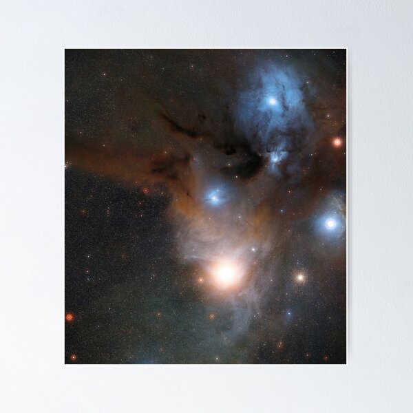 Poster for Sale avec l'œuvre « Région de formation d'étoiles Rho ...