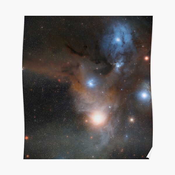 "Star-forming region Rho Ophiuchi - Wide-field view in visible light ...