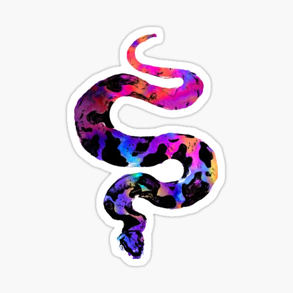"Rainbow Snake" Sticker for Sale by Sebastian Grafmann | Redbubble