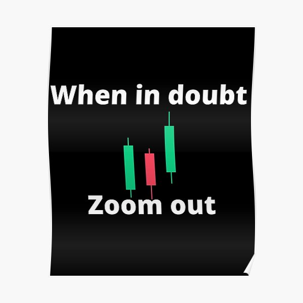 "When in doubt ZOOM OUT" Poster for Sale by Cheerocki | Redbubble