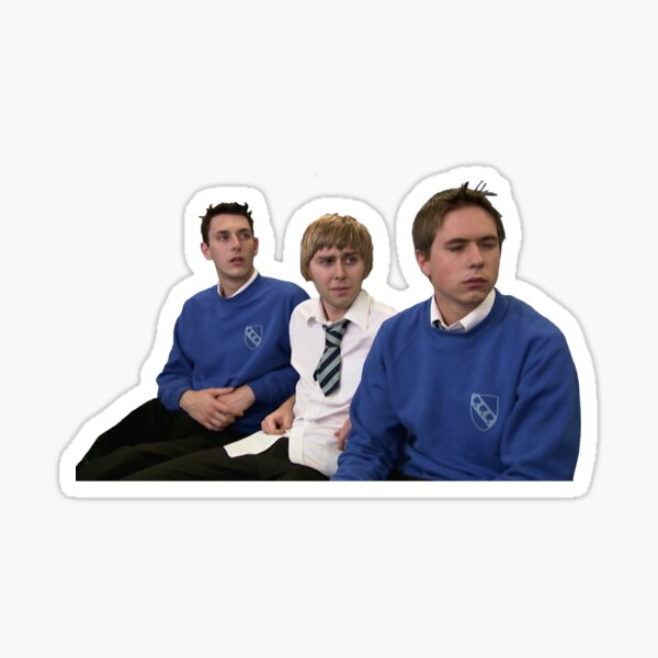 "the inbetweeners" Sticker for Sale by cc122 | Redbubble
