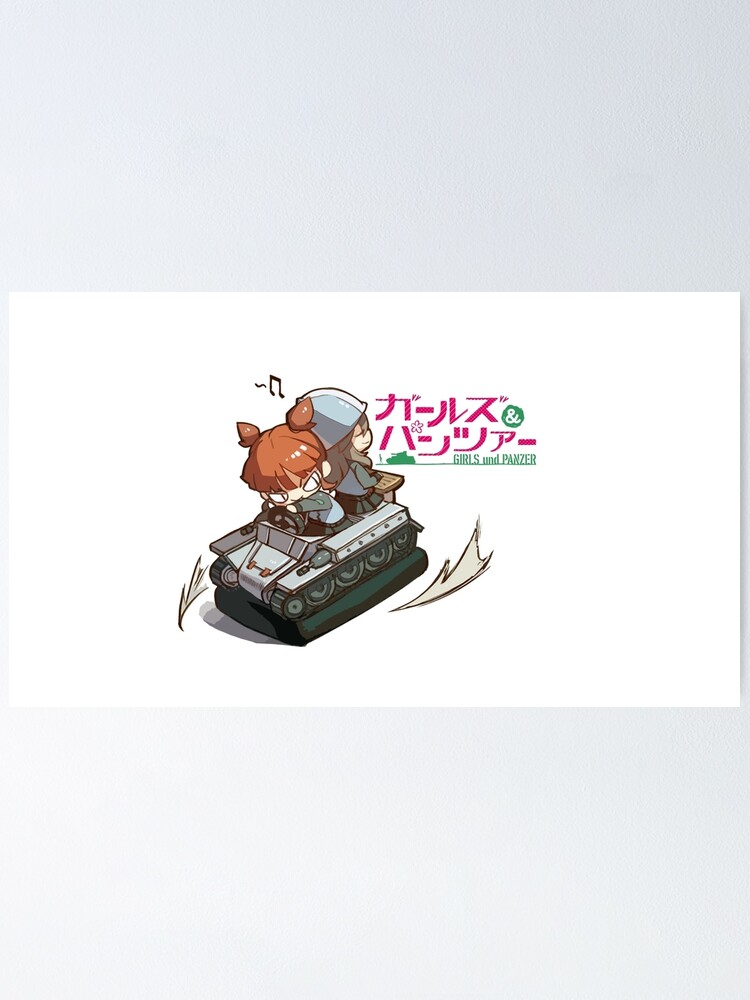 "Chibi girls und panzer" Poster for Sale by Animeager | Redbubble