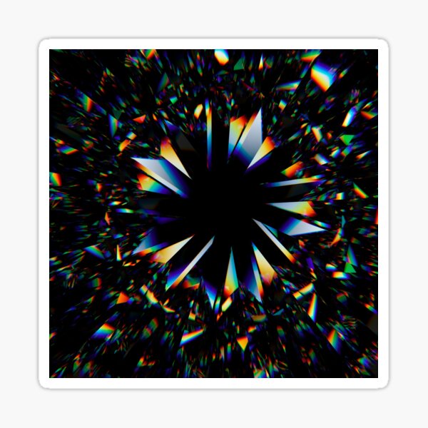 "Optical illusion prism" Sticker by jsebouvi | Redbubble