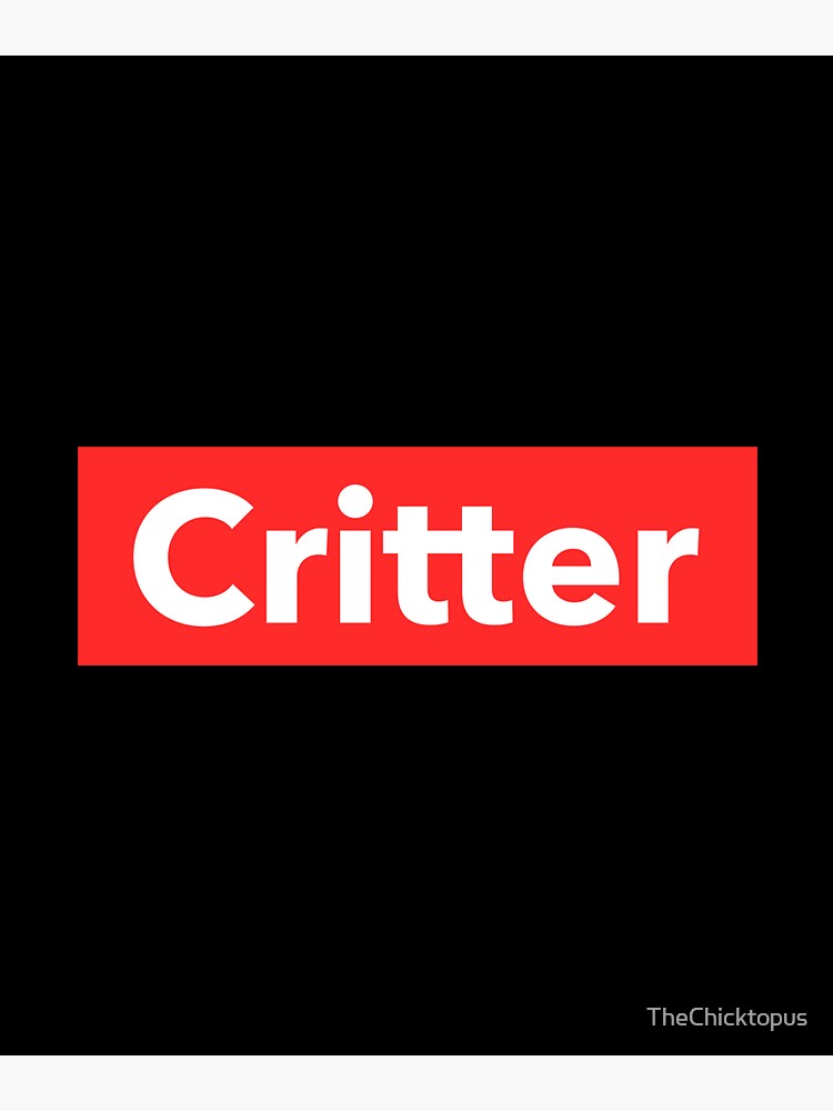 "Critter " Sticker by TheChicktopus | Redbubble