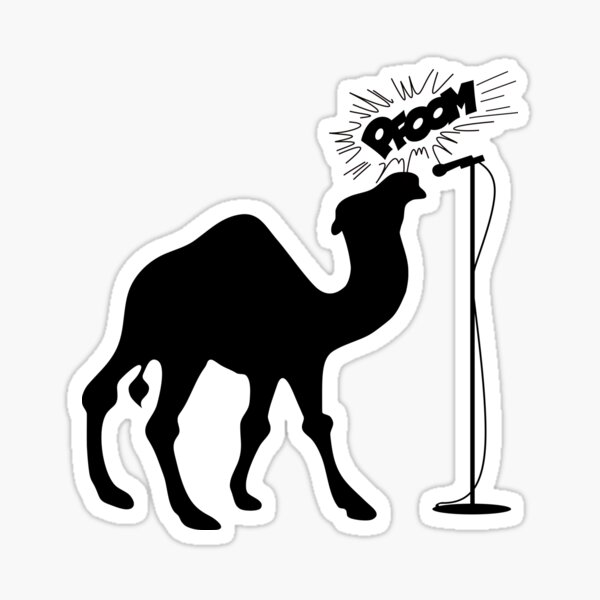 "Singing camel" Sticker for Sale by Nordwind | Redbubble