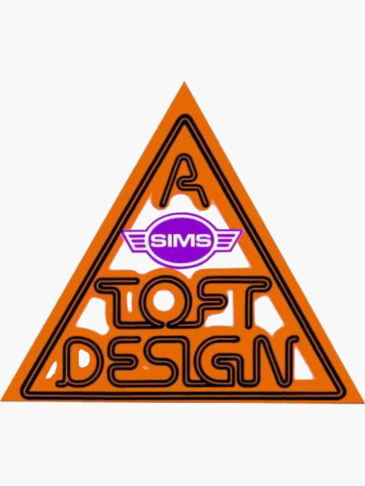 "Sims, skateboard t shirt design " Sticker for Sale by SkateSkateSkate ...