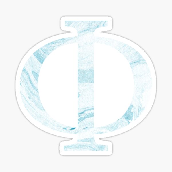 "Phi-blue marble" Sticker by ldemarks | Redbubble