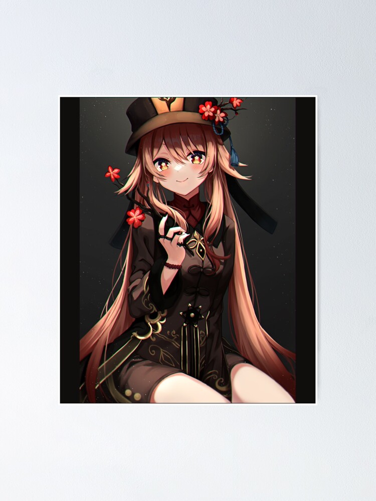 Poster « Hu Tao Genshin Impact nouveau personnage pyrotechnique 5 ...