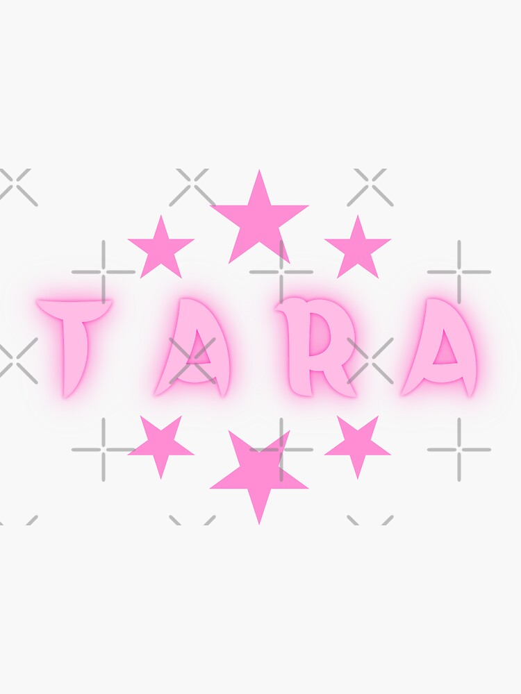 "Lovely Girl Named Tara" Sticker for Sale by PatternsUp | Redbubble