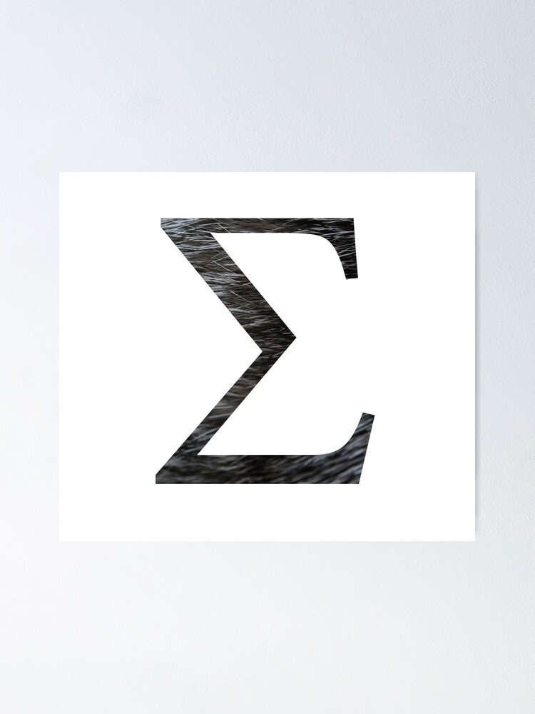 "Sigma-black texture" Poster for Sale by ldemarks | Redbubble