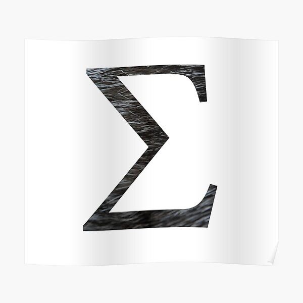 "Sigma-black texture" Poster for Sale by ldemarks | Redbubble