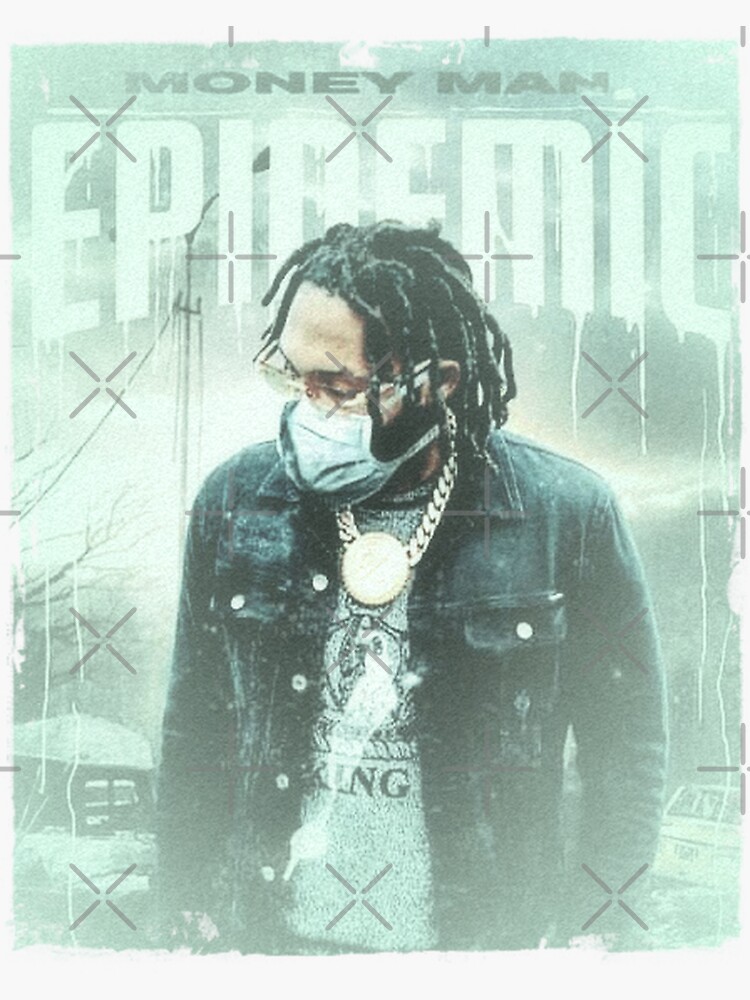 "Vintage: Money Man Fan Art" Sticker by Popular-Designz | Redbubble