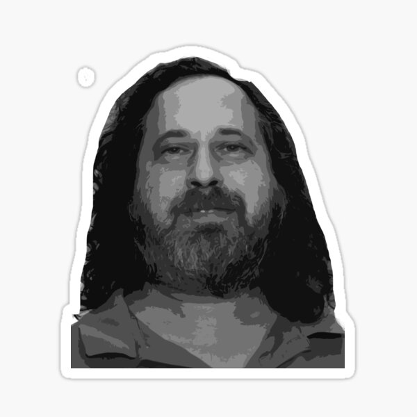 "Stallman" Sticker by rrachal | Redbubble