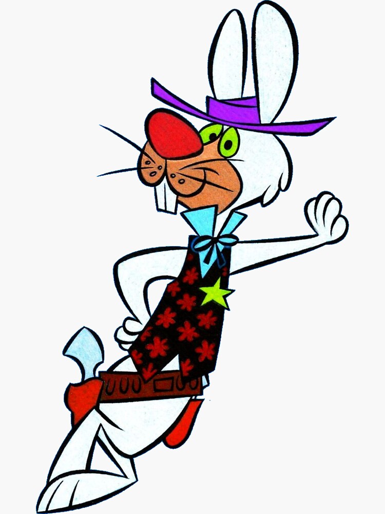 "Ricochet Rabbit Retro TV Cartoon" Sticker by K1Store | Redbubble