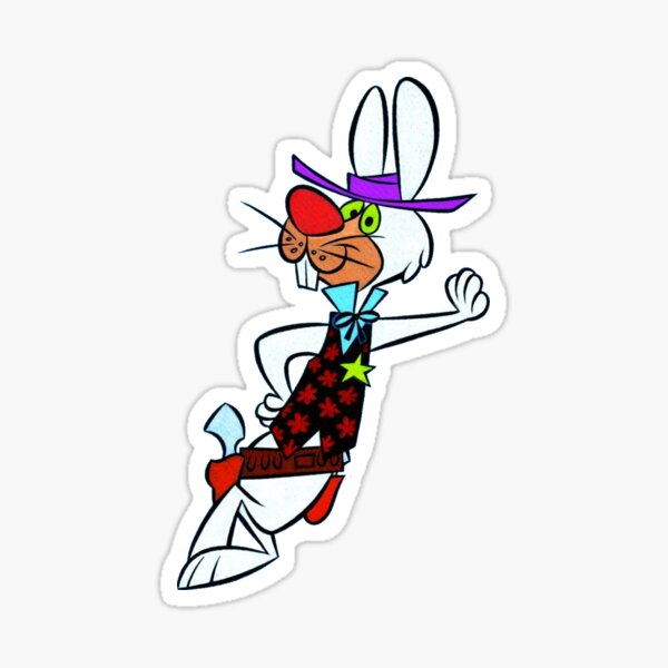 "Ricochet Rabbit Retro TV Cartoon" Sticker by K1Store | Redbubble
