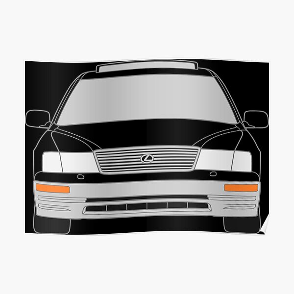 "Lexus LS400 XF20 1994-1997" Poster by EdimDesign | Redbubble