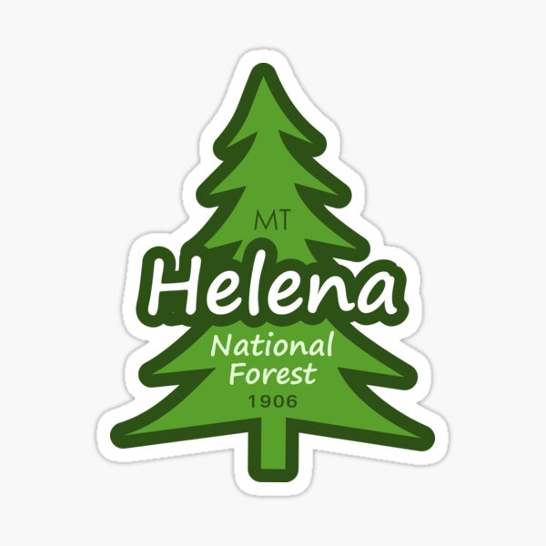 "Helena National Forest MT 1906" Sticker for Sale by Naturedesign21 ...