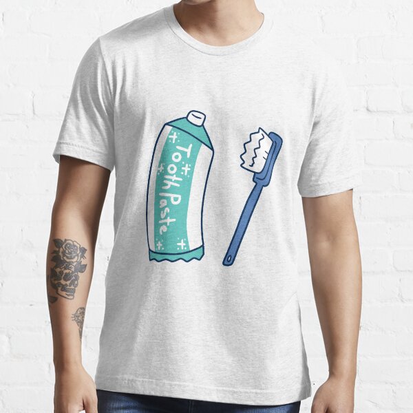 "Toothpaste and Toothbrush" T-shirt for Sale by SaradaBoru | Redbubble ...