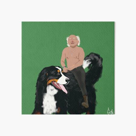 "The Phoenix Park Ranger - Michael D " Art Board Print by SJNArt ...