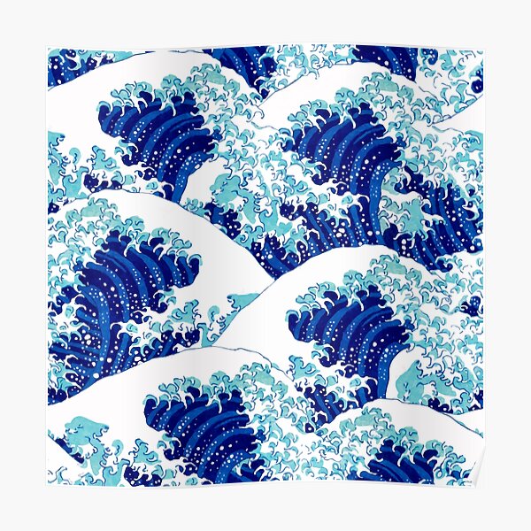 "The Great Wave " Poster for Sale by Kawabijutsu21 | Redbubble