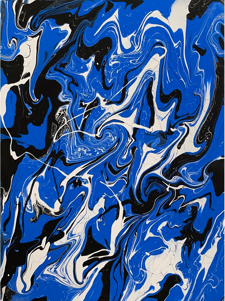 "Trippy Blue Flow" Sticker by Hundarling-art | Redbubble