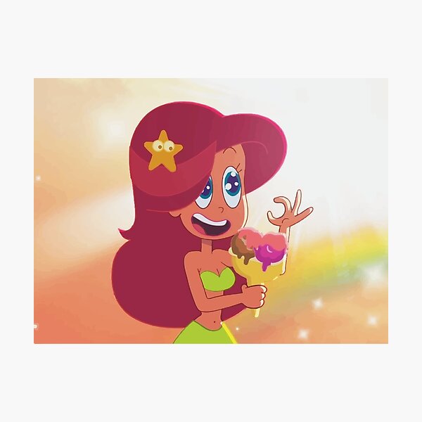 Impression photo « Marina de Zig et sharko », par MikaPrint | Redbubble