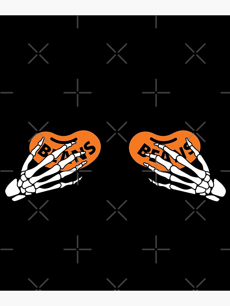 "FUNNY SKELETON HAND HOLDING A BEANS" Poster for Sale by CatDogBFF ...