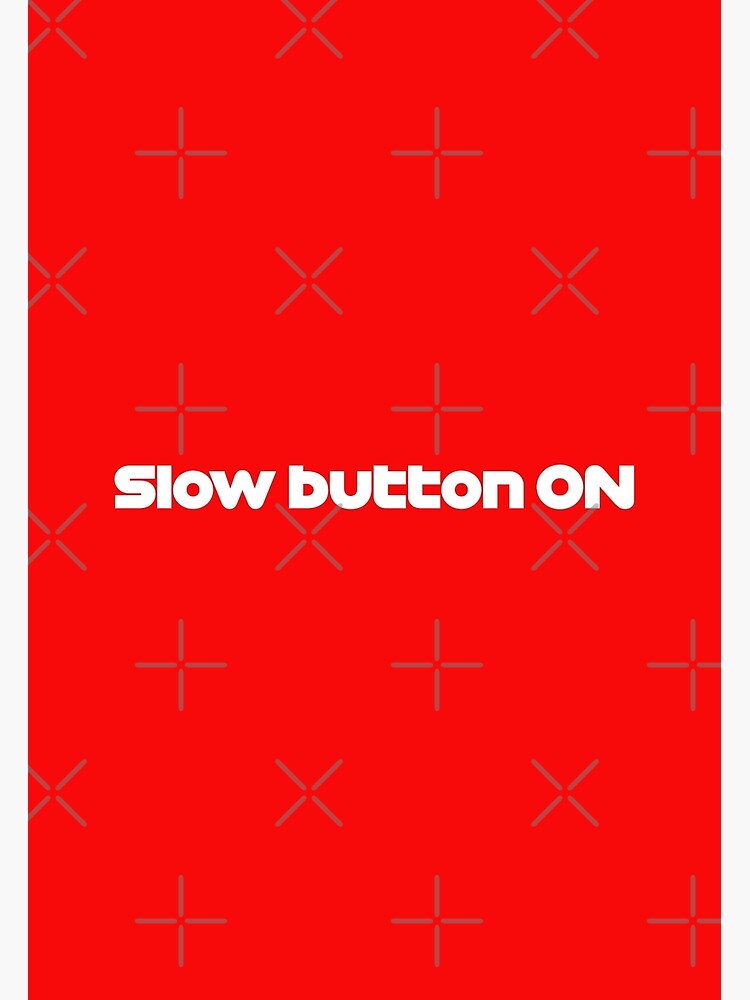 "Slow Button ON! Radio Scuderia" Poster by F440 | Redbubble