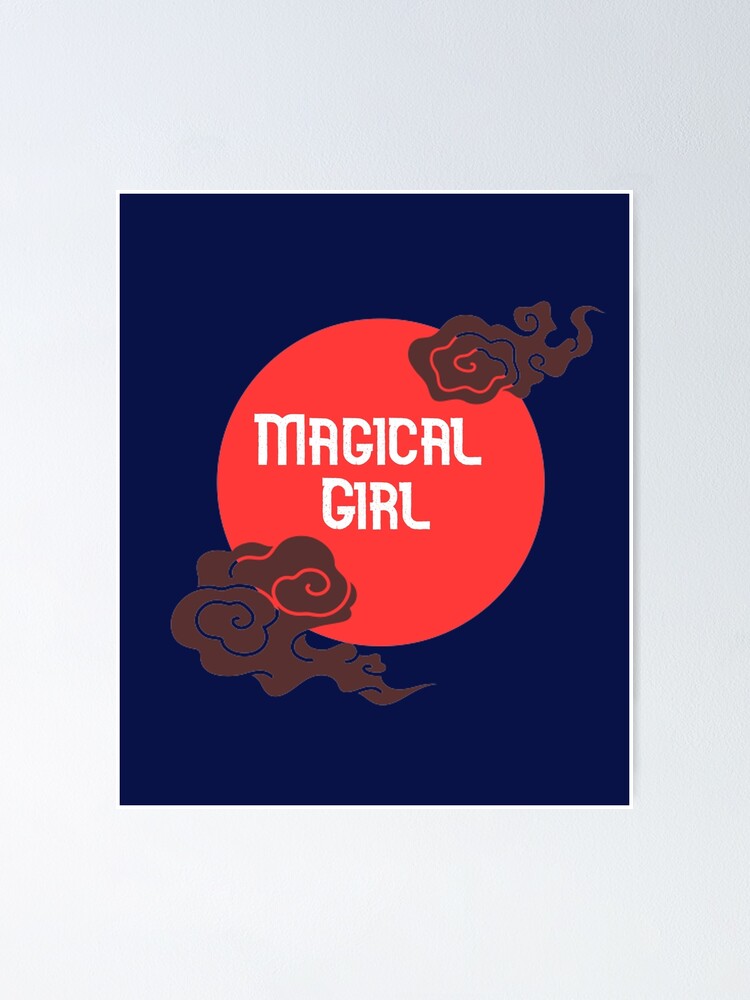 "Magical Girl Red Symbol" Poster for Sale by WeebJewel | Redbubble