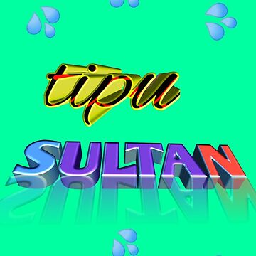 "Tipu sultan t, Shirt " Sticker for Sale by AZIZMANIHAR | Redbubble