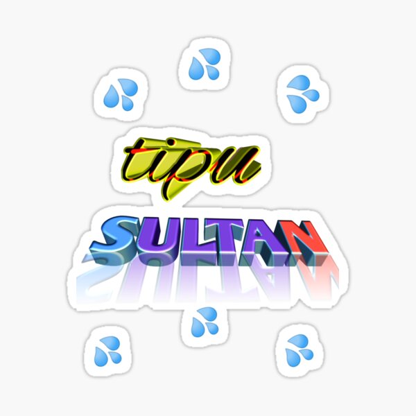 "Tipu sultan t, Shirt " Sticker for Sale by AZIZMANIHAR | Redbubble
